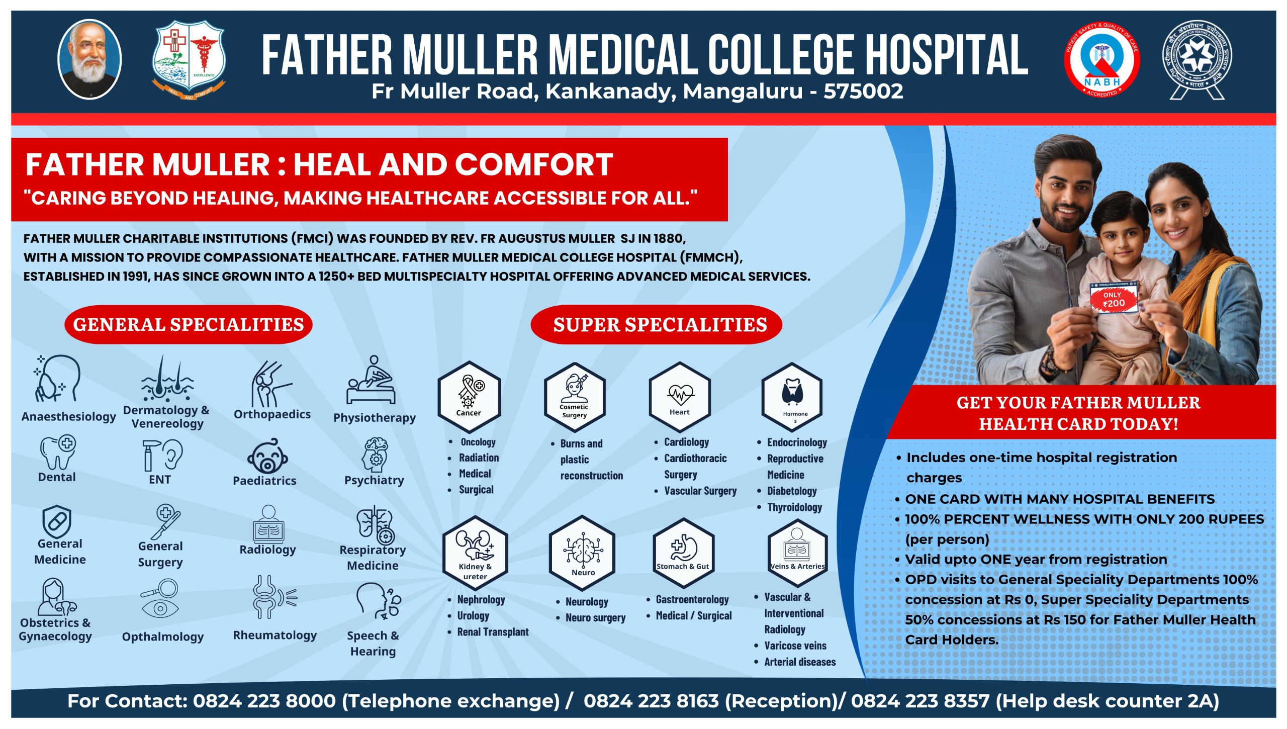 Father Muller Health | Father Muller Charitable Institutions Mangalore