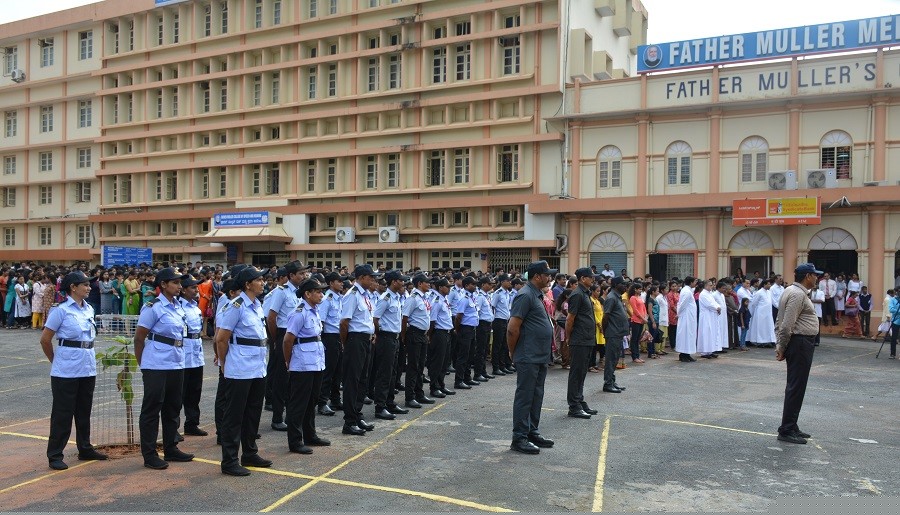 Secured Campus | Father Muller Nursing college